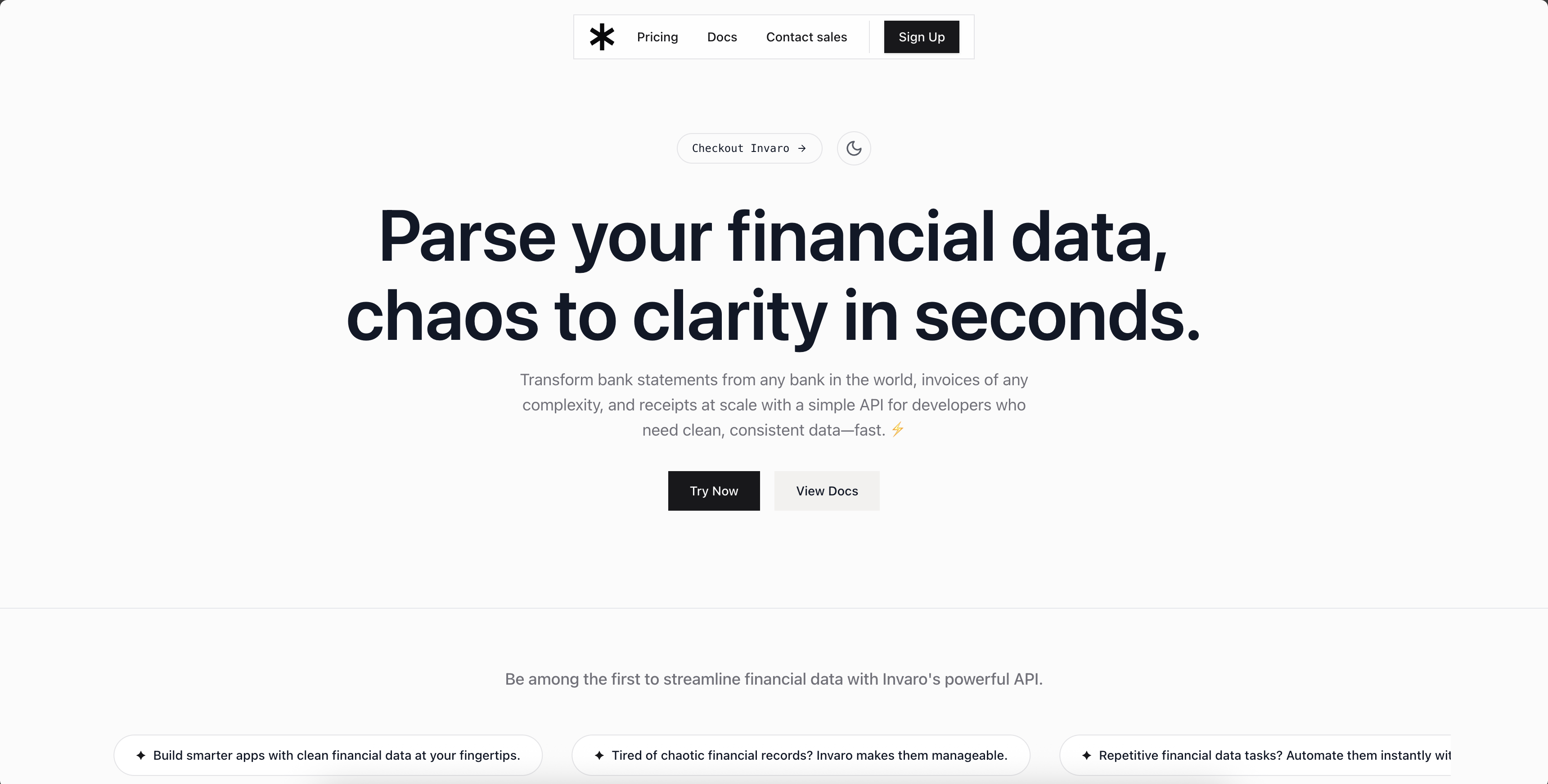 Invaro Toolkit - AI-Powered Financial Document Parser API